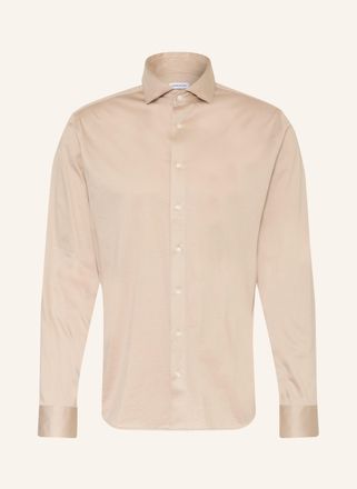 Seidensticker Seidensticker Jerseyhemd Shaped Fit beige