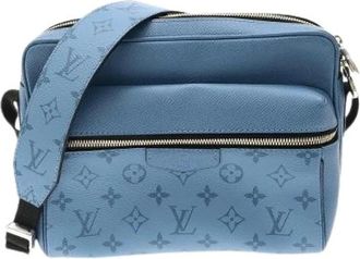 Louis Vuitton Sac bandouli&egrave;re Pre-owned Taiga Rama Outdoor Messenger - Femme - Pre-owned - Bleu - Taille: ONE Size