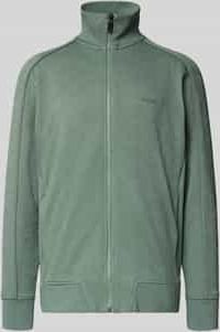 HUGO BOSS Regular Fit Sweatjacke mit Strukturmuster Modell MIRROR