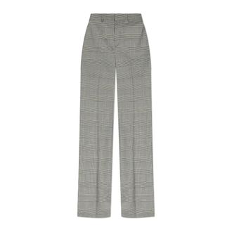 Balmain Hosen mit Abn&auml;hern aus Prince of Wales-Wolle - - Trousers - Herren - Grau - S