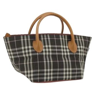 Burberry Sac cabas vintage doccasion - Femme - Pre-owned - Noir - Taille: ONE Size