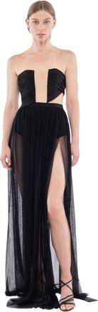 Nensi Dojaka Nensi Dojaka, Femme, Robes, Noir, Taille: 38 FR Swimwear