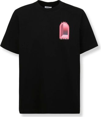 Casablanca Homme, Tops, Noir, Taille: 2XL LArche T-Shirt