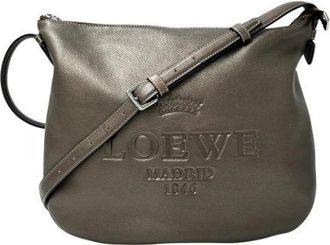 Loewe Sac bandouli&egrave;re en cuir pr&eacute;-poss&eacute;d&eacute; - Femme - Pre-owned - Brun - Taille: ONE Size