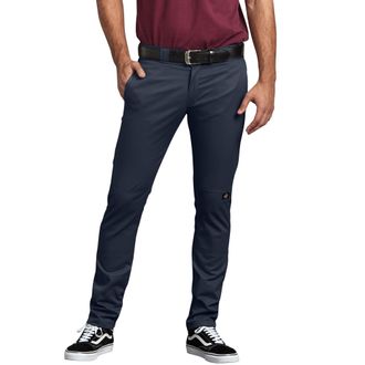 Dickies Herren Skinny Fit Double Knee Work Pants L&auml;ssige Business-Hose, Dunkles Marineblau, 33W / 32L