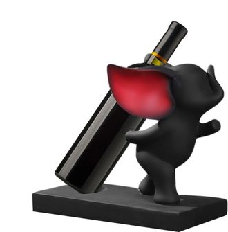 Generic Weinflaschenhalter Elefant - Weinregal Handwerk Elegant Wohnkultur Theken Bar Flaschenhalter aus Kunstharz | Weinregal mit Weinausstellung inkl
