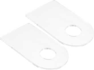 Valiclud 2stücke Acryl Weinflaschenhalter Modernes Regal Für Tisch Theke Weinaufbewahrung Robuster Bar Weinhalter Glashalter Für Zuhause Hotel Restaurant