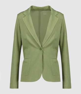 Majestic Filatures Blazer Fluide Lin Cactus