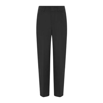 C.Ro Klassische schwarze Slim-Fit-Hose - - Trousers - Damen - Schwarzk - 3XL