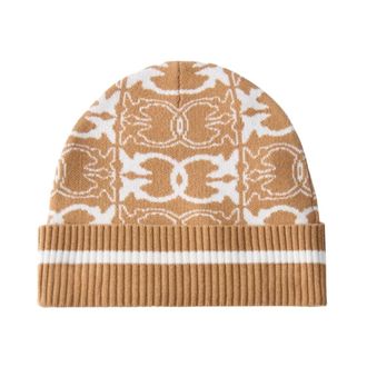 Pinko Pinko, Femme, Accessoires, Brun, Taille: ONE Size Beanie