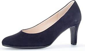Gabor Femme Escarpins, Dame Escarpins Classiques,Chaussure de Cour,Escarpin de Bureau,Bureau,fermé,élégant,Noble,Bleu (atlantik),41 EU / 7.5 UK