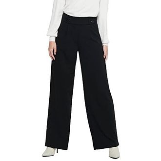 Jacqueline de Yong None Jdygeggo Pantalon Long pour Femme JRS Noos, Noir/détails : Boutons Noirs., XXL