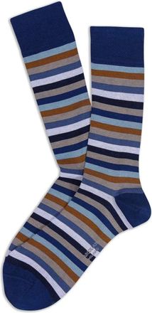 Marcoliani Homme, Sous-v&ecirc;tements, Multicolore, Taille: ONE Size Calze in cotone stripes