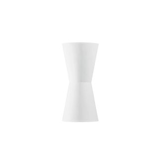 Luce-Ambiente-Design Clepsydra wall lamp in Paintable White Plaster with Bi-Emission Light 38 Cm