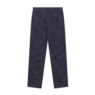Missoni Pantalon droit - Homme - Pantalons - Bleu - Taille: M