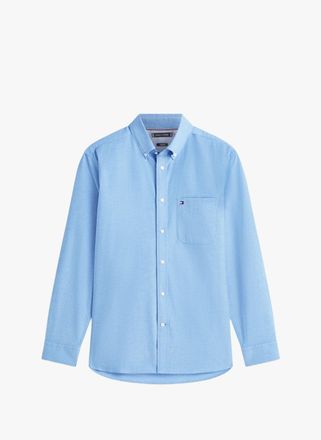 Tommy Hilfiger Chemise slim l&eacute;ger en coton m&eacute;lang&eacute;