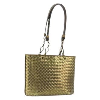 Bottega Veneta Sac cabas Pre-owned - Femme - Pre-owned - Jaune - Taille: ONE Size
