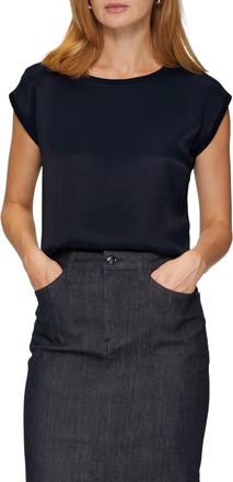 s.Oliver Fabricmix-Shirt in schimmernder Optik