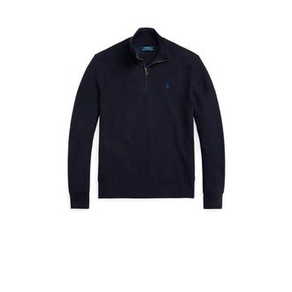 Polo Ralph Lauren Hochgeschlossener Baumwollpullover in Blau