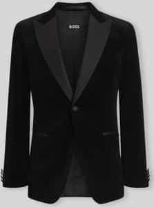 HUGO BOSS Slim Fit Sakko aus Seiden-Mix Modell Hutson