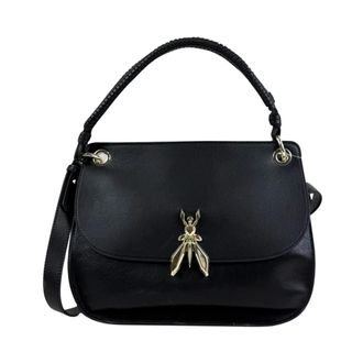 Patrizia Pepe Femme, Sacs, Noir, Taille: ONE Size Borsa c/Patta Manico Intreccio M