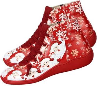 Minkissy Courtes de PU pour Femme Confortables et Antidérapantes Chaussures Décontractées Dautomne Hiver pour Fêtes et Usage Quotidien