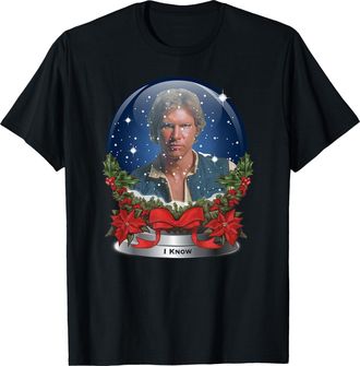 Star Wars Han Solo I Know Snow Globe Holiday T-Shirt