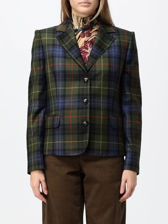 Etro Einreihiger Tartan-Blazer aus Viskosemischung