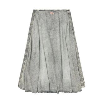 Diesel Femme, Jupes, Gris, Taille: W25 Midi Skirts