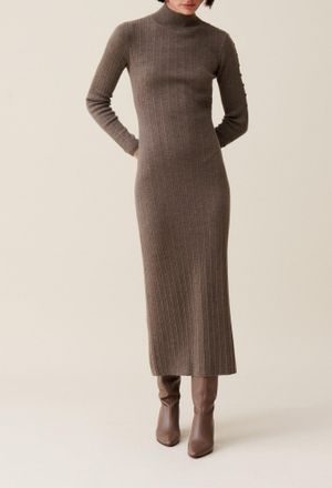 Claudie Pierlot Robe maille col montant