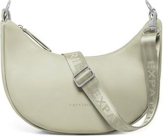 Expatri&eacute; Sac Bandouli&egrave;re Femmes Vert - Lea Small - Half Moon Bag - Sac Banane avec Sangle R&eacute;glable - Sacoche Demi Lune en Cuir V&eacute;g&eacute;talien - Imperm&eacute;able