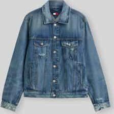 Tommy Jeans Regular Fit Jeansjacke aus Baumwoll-Mix