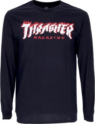 Thrasher Possessed Logo Langarmshirt - - Tops - Herren - Schwarzk - L