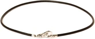 Trollbeads Damen-Halskette, Leder schwarz, ohne Verschluss, 40 cm L3102-42