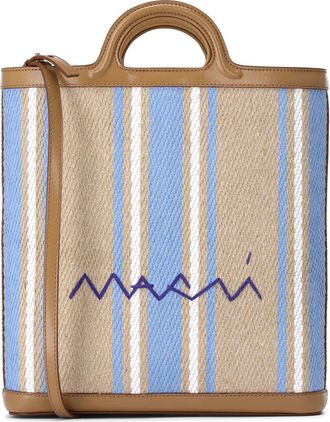 Marni Kleine Handtasche in Bast-Optik