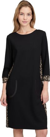 Betty Barclay Damen Jerseykleid mit Eingrifftaschen 42, Schwarz
