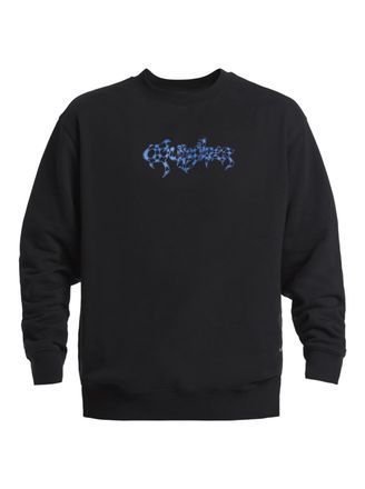 Quiksilver Mens Graphic Crew Sweatshirt, Black, XXL