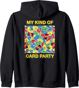 Uno Meine Art von Kartenparty Kapuzenjacke
