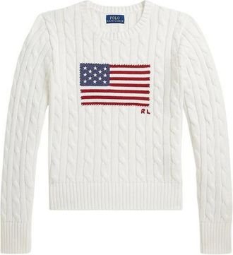 Ralph Lauren Femme, Pulls, Blanc, Taille: 40 FR Pullover