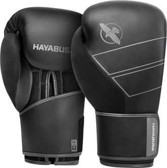 Hayabusa S4 Boxhandschuhe m&auml;nner Damen aus echtes Leder - Schwarz, 12oz