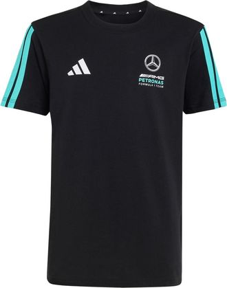 adidas Unisex Kids Mercedes - AMG Petronas Formula 1 Team DNA Tee, Black/semi Mint Rush, 13-14 Years