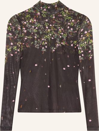 Riani Riani Longsleeve Aus Mesh braun