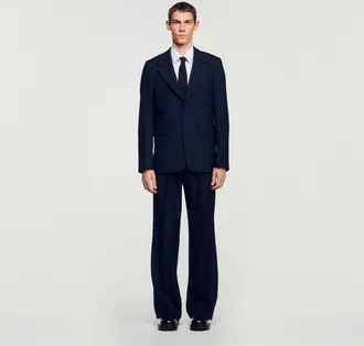 Sandro Veste de costume en laine