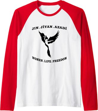 FREEDOM Jin Jiyan Azadi - Frauen Leben Freiheit Raglan