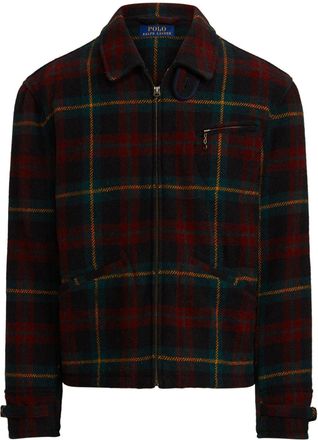 Ralph Lauren Plaid Tweed Newsboy Jacket