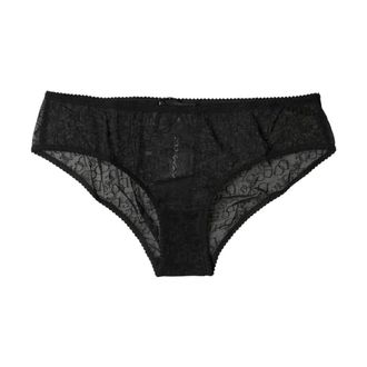 Dolce & Gabbana Femme, Sous-v&ecirc;tements, Noir, Taille: 38 FR Nylon Stretch Mid Waist Brief Underwear