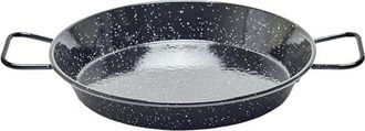 Garcima La ideal Paella Pfanne Stahl emailliert, schwarz, 20 cm, 1 Stück