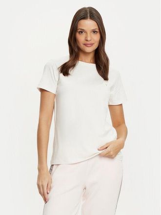 Guess T-Shirt V4YI09 J1314 Wei&szlig; Regular Fit