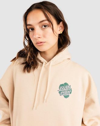 Santa Cruz BT Hibiscus Dot Hoodie oat