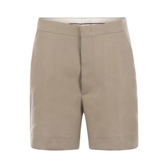 Tagliatore Femme, Shorts, Beige, Taille: 40 FR Linen Chino Bermuda Shorts